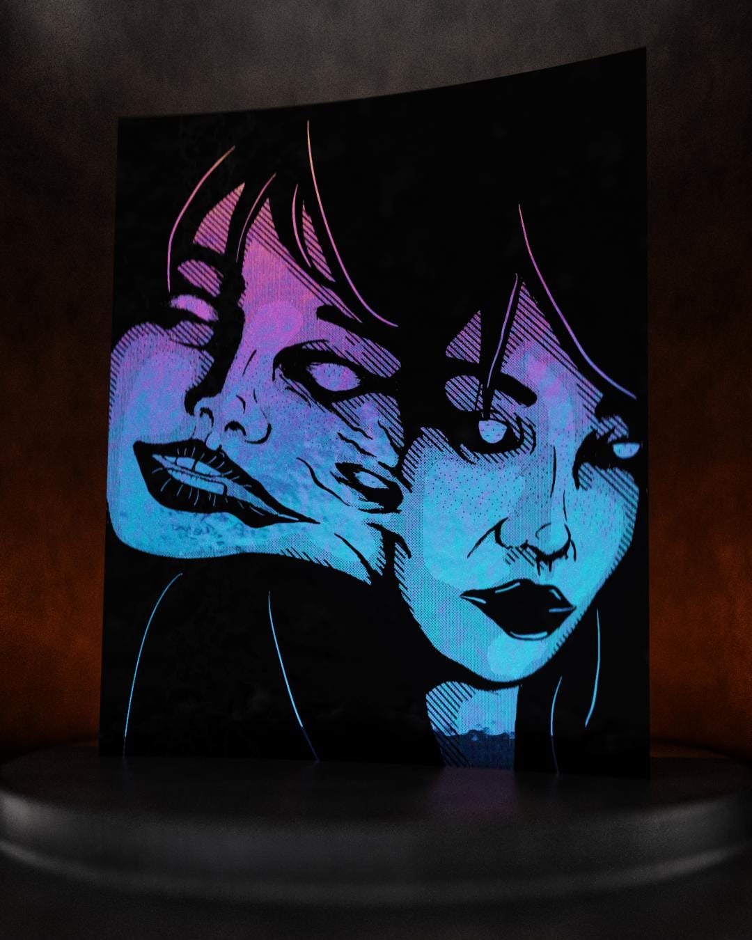 Holographic Tomie Sticker – Junji Ito Inspired Horror Manga Art ...
