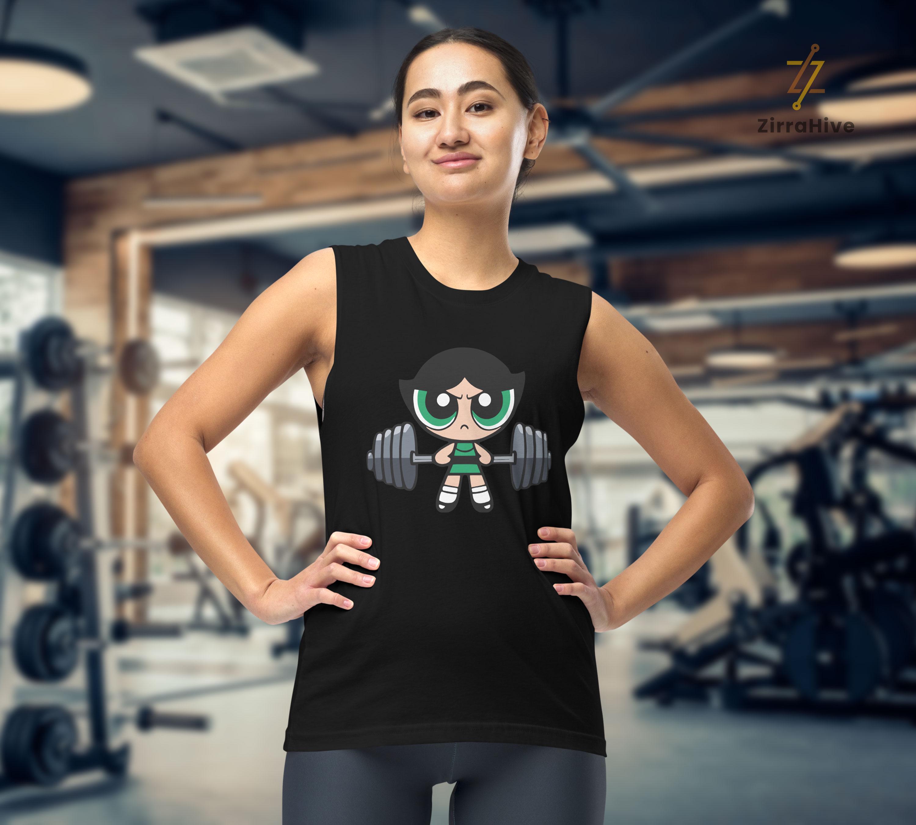 Buttercup - the Powerpuff Girls Gank Tank Top – Gym Shirt, Gym Muscle ...