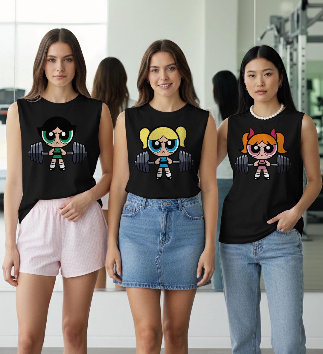 Buttercup - the Powerpuff Girls Gank Tank Top – Gym Shirt, Gym Muscle ...