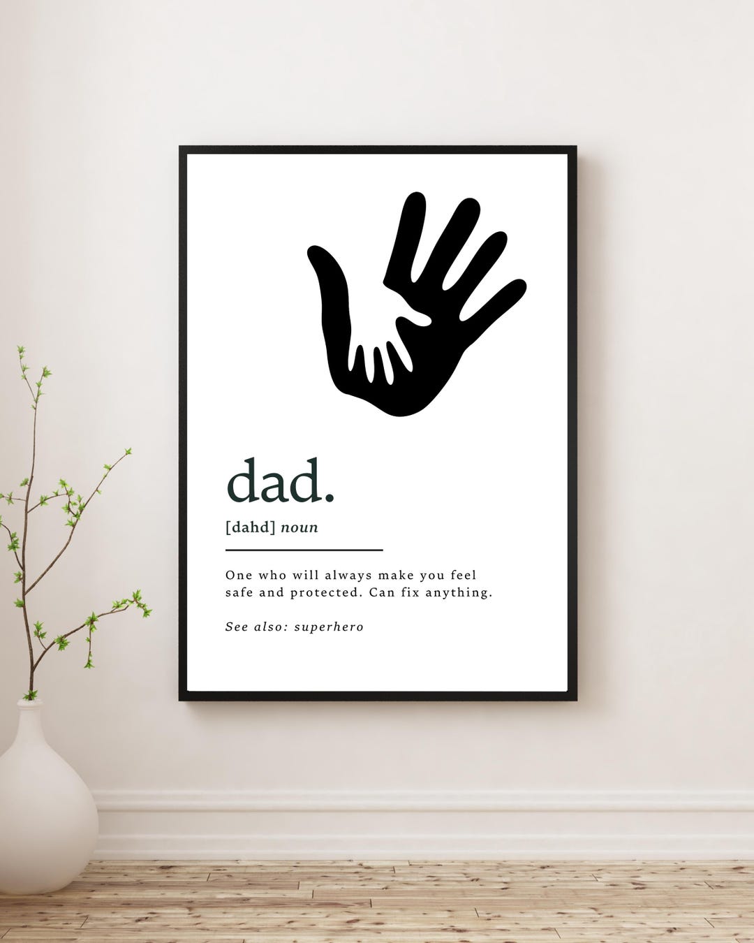 Dad Definition Wall Art – Father’s Day Printable – Digital Download ...