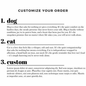 Custom Dog Owner Gift Poster Personalized Photo With Definition Print ...