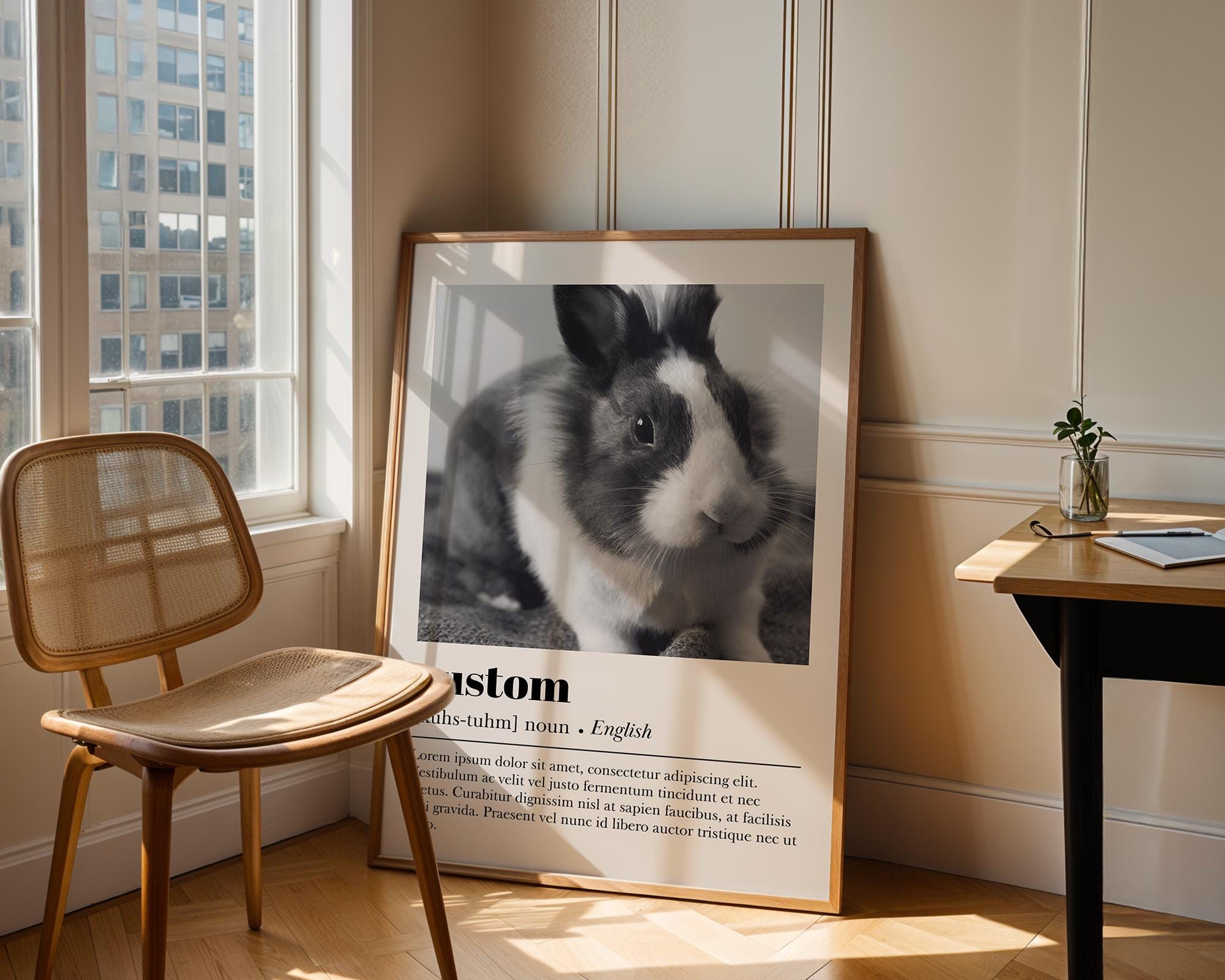 Custom Dog Owner Gift Poster Personalized Photo With Definition Print ...