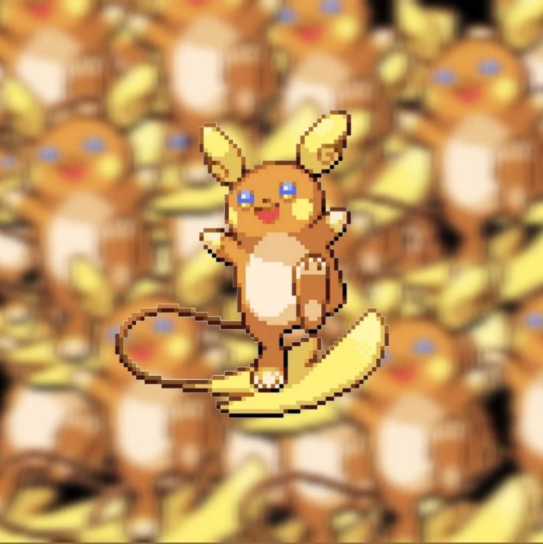 Pokemon Alolan Raichu Sticker - Etsy