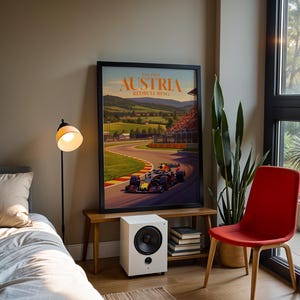 Austria F1 Poster | Formula 1 Art | F1 Wall Art | Red Bull Ring Racing ...