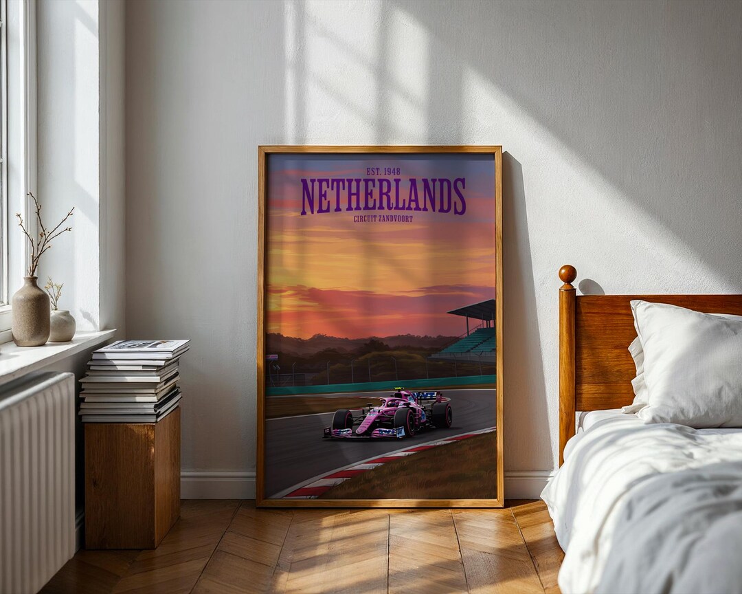 Netherlands F1 Poster | Formula 1 Art | F1 Wall Art | Affiche Murale ...