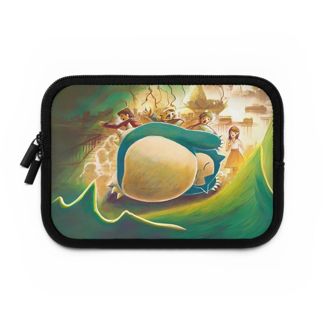 Snorlax Laptop Sleeve - Sleepy Giant - Etsy