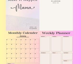 Editable Minimalist Planner | Daily Journal | Budget Planner | Editable Canva Template ...