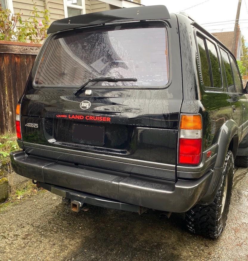 FJ80/FZJ80 Land Cruiser Rear Hatch Decal - Etsy