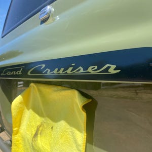 FJ80 Land Cruiser Rear Hatch Nameplate Decal - Etsy