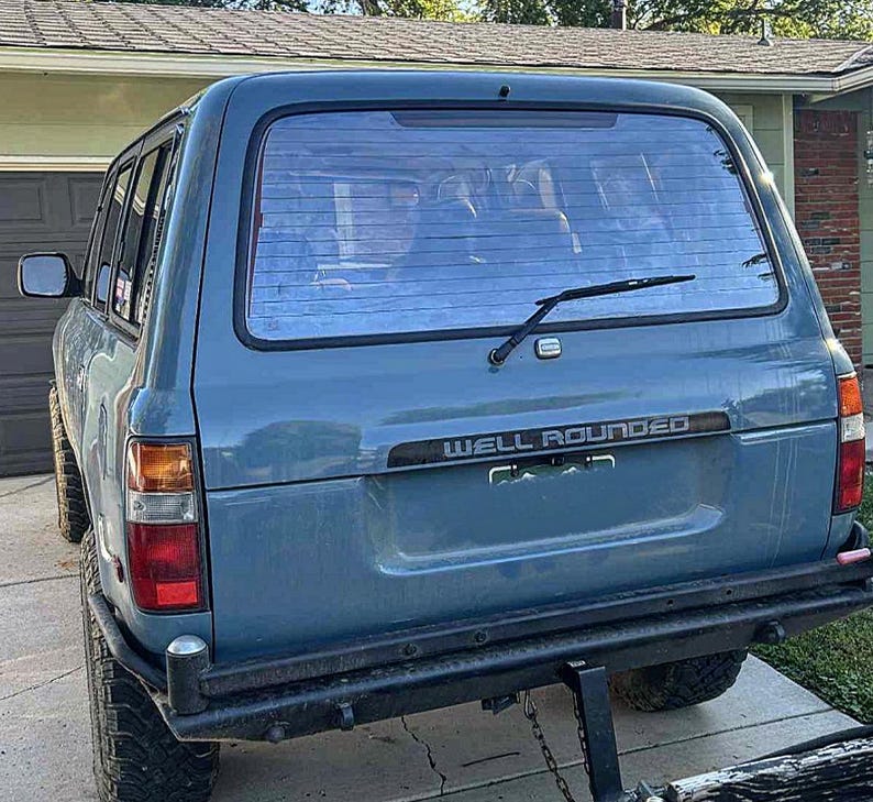 FJ80 Land Cruiser Rear Hatch Nameplate Decal - Etsy