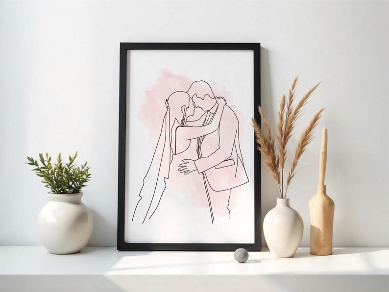 One Line Drawing SVG Digital File, Digital Line Art Design, Gift for ...