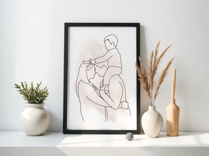 One Line Drawing SVG Digital File, Digital Line Art Design, Gift for ...