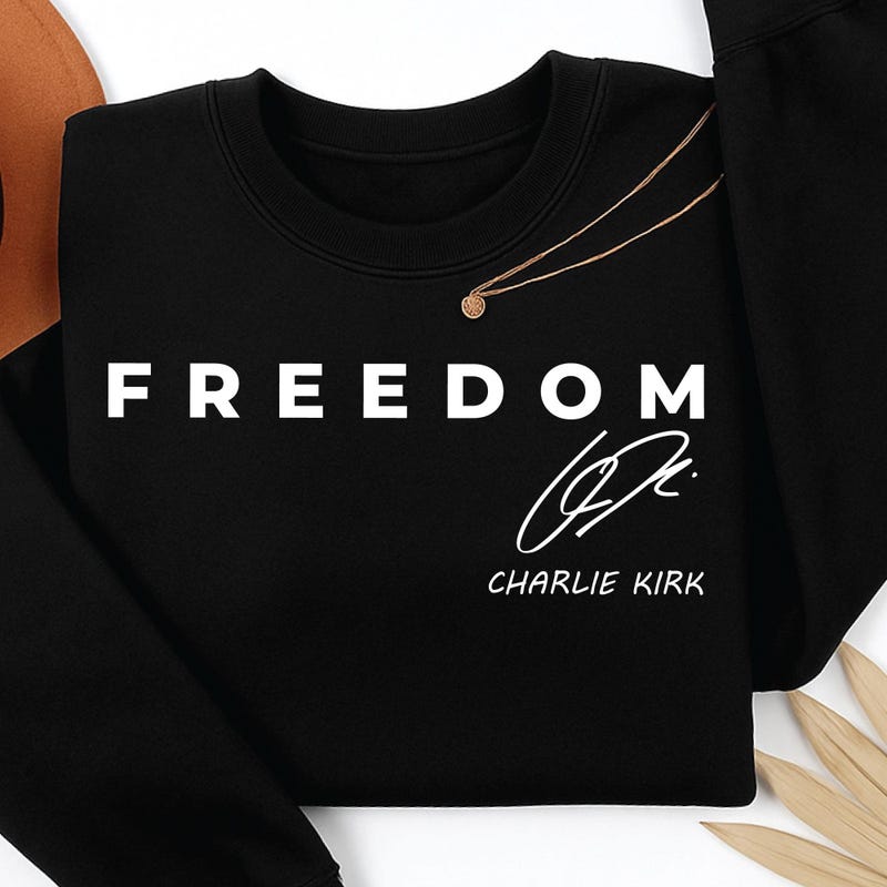 Charlie Kirk Freedom Shirt Font - Etsy