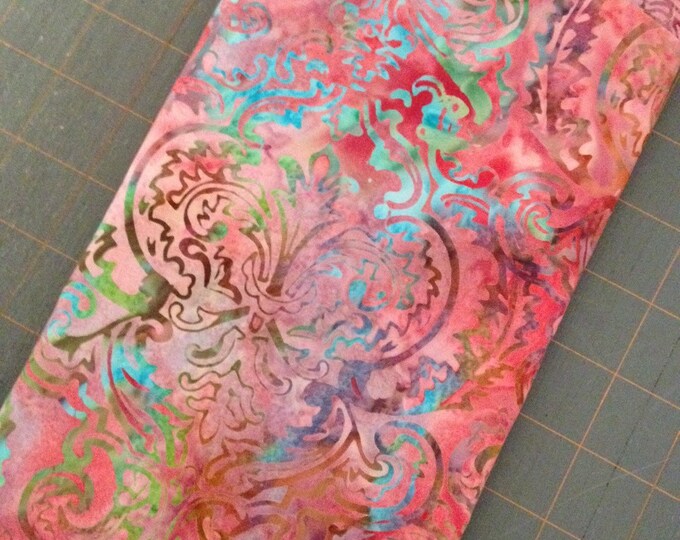 Batik Fabric Pink Batik Fabric Pink Batik Pink Batiks Teal - Etsy