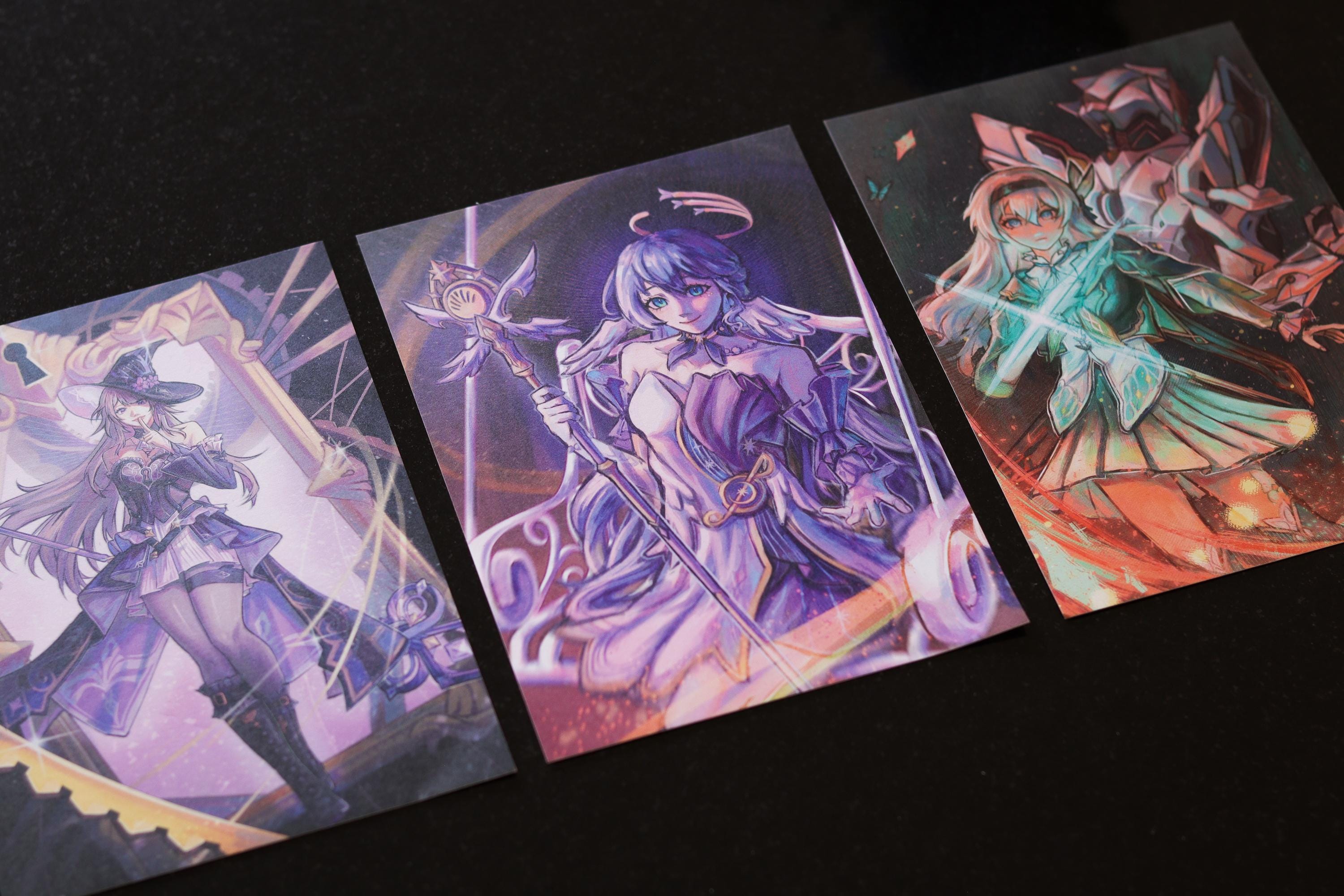 Hoyoverse Honkai Star Rail HSR Genshin A5 Prints: Genshin Archons, the ...
