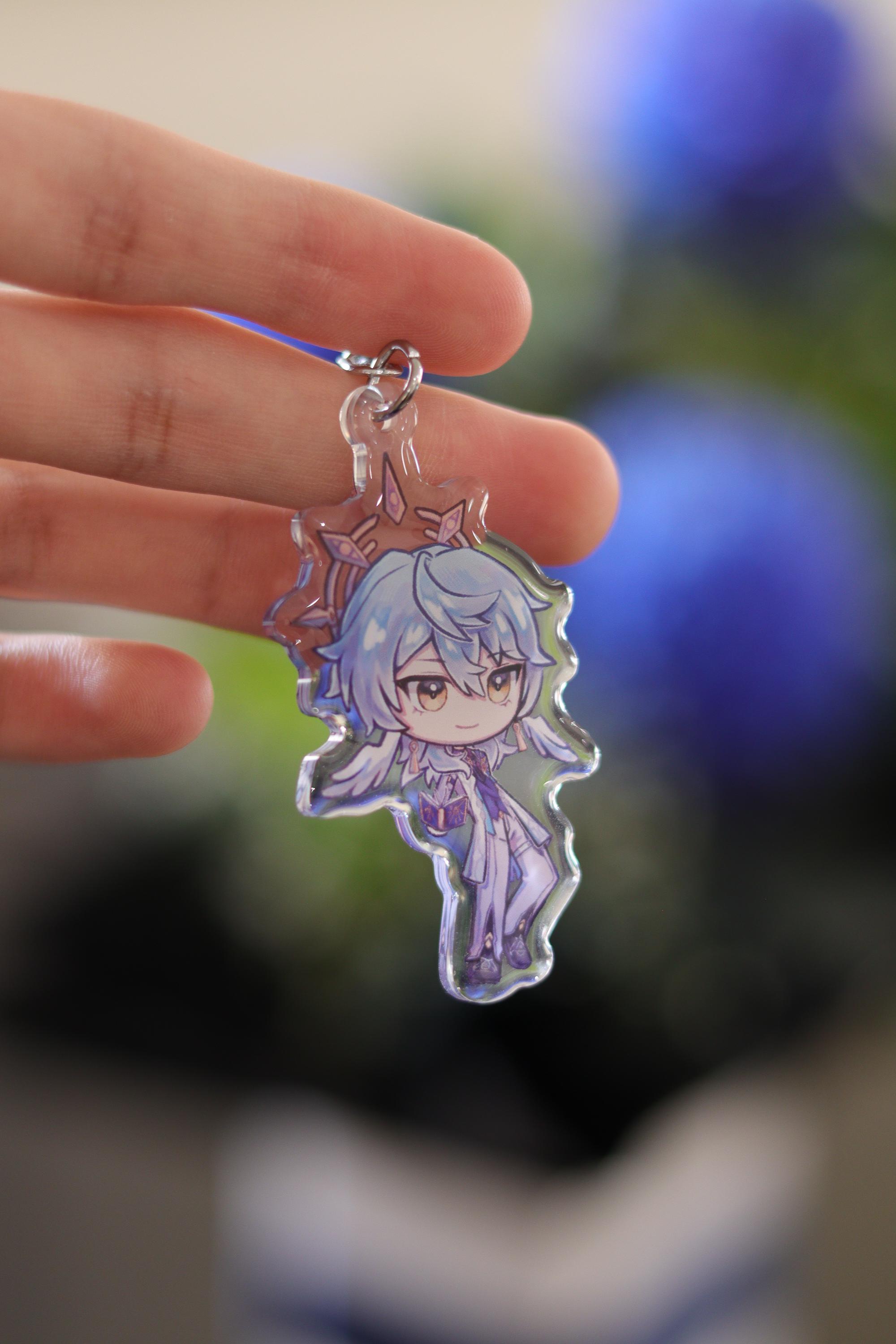 Honkai Star Rail HSR Robin Sunday Keychains | Epoxy Keychain Charm - Etsy