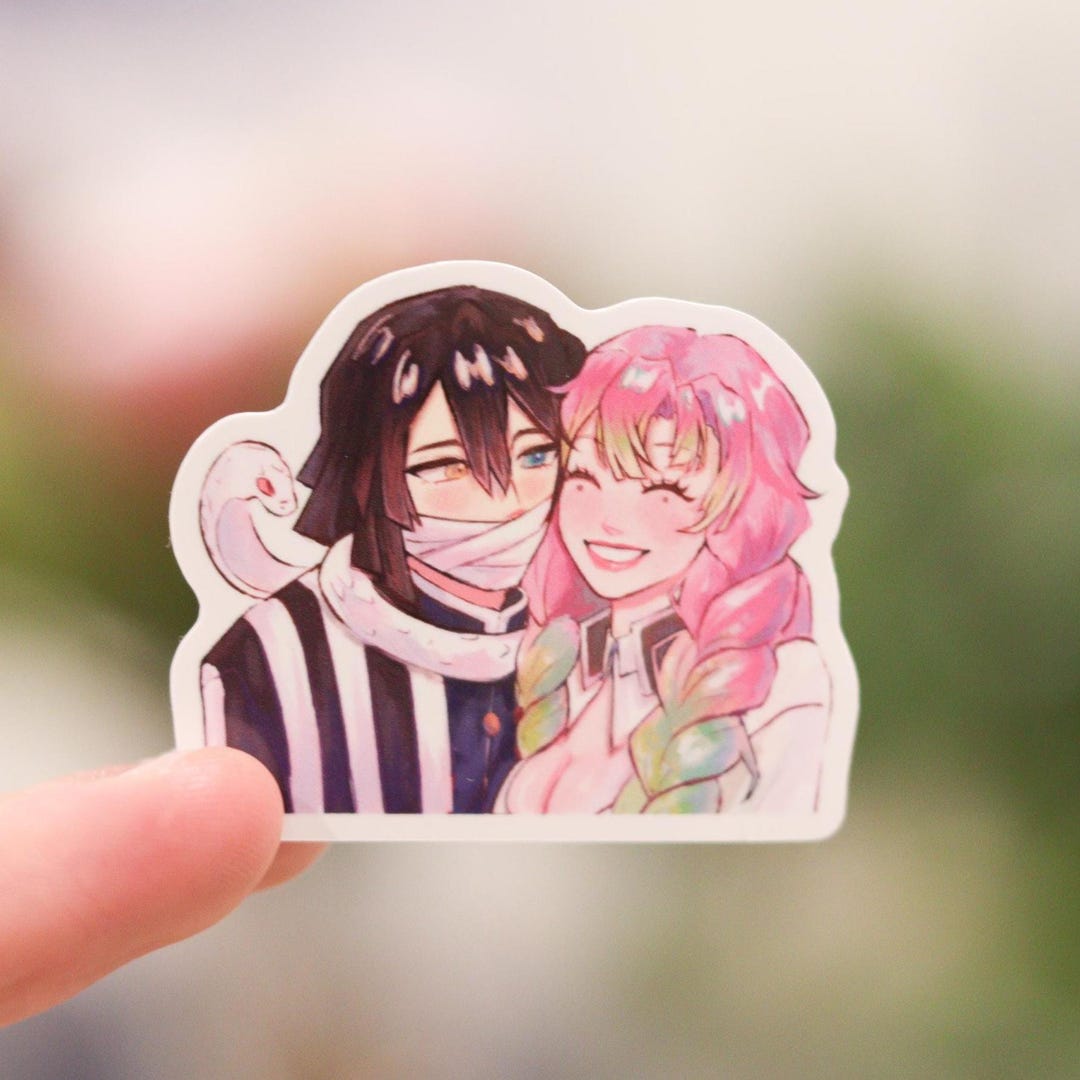 Demon Slayer: Mitsuri Iguro Sticker | Anime Manga Vinyl Sticker - Etsy