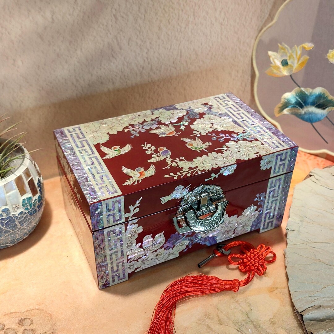 Handmade Chinese Lacquerware Box – Traditional Ethnic Style, Elegant ...