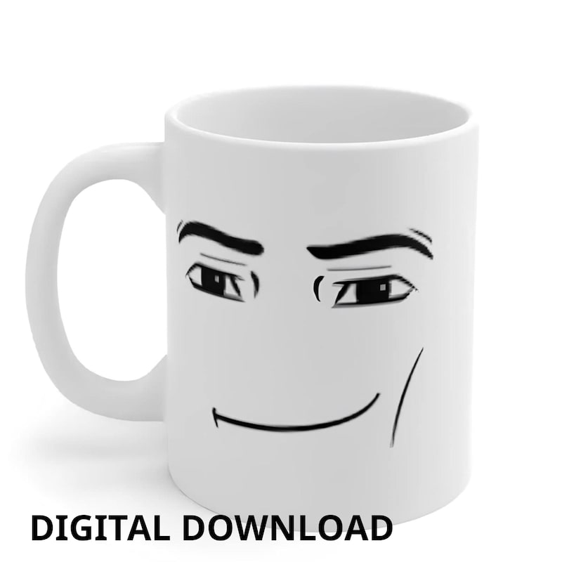 Roblox Man Face Png - Etsy