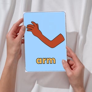 Printable Body Parts Flashcards for Kids | Toddler Learning Cards ...