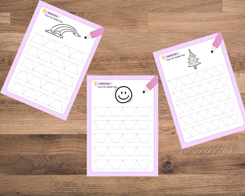 Pre-writing Practice Worksheets: Tracing Lines & Shapes - Fine Motor ...