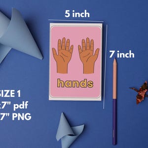 Printable Body Parts Flashcards for Kids | Toddler Learning Cards ...