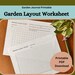 Garden Sunlight Pattern Tracker, Garden Journal Printable, Garden ...