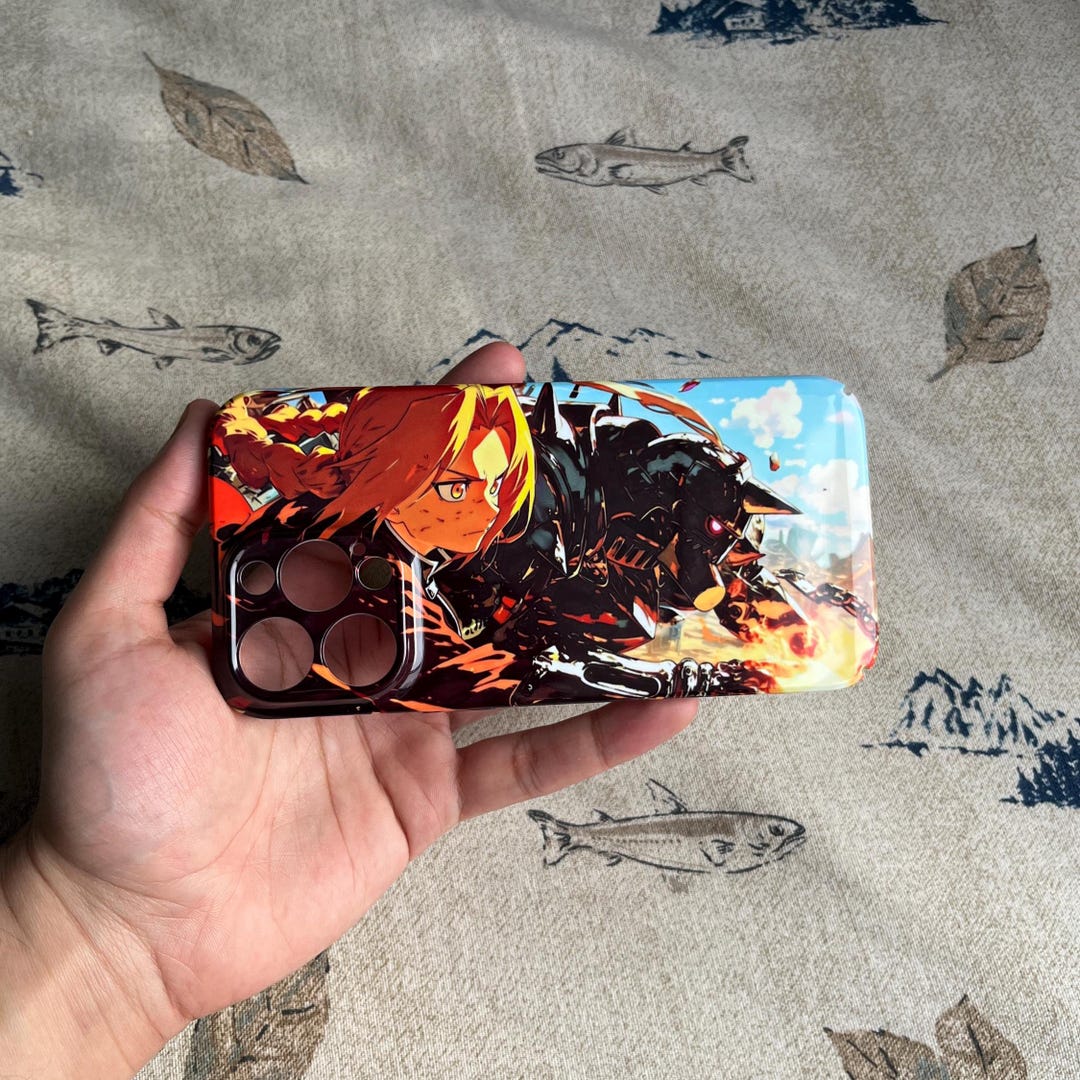 FMA Anime Manga iPhone Case for iPhone 16 15 14 13 12 Pro Max XS XR ...