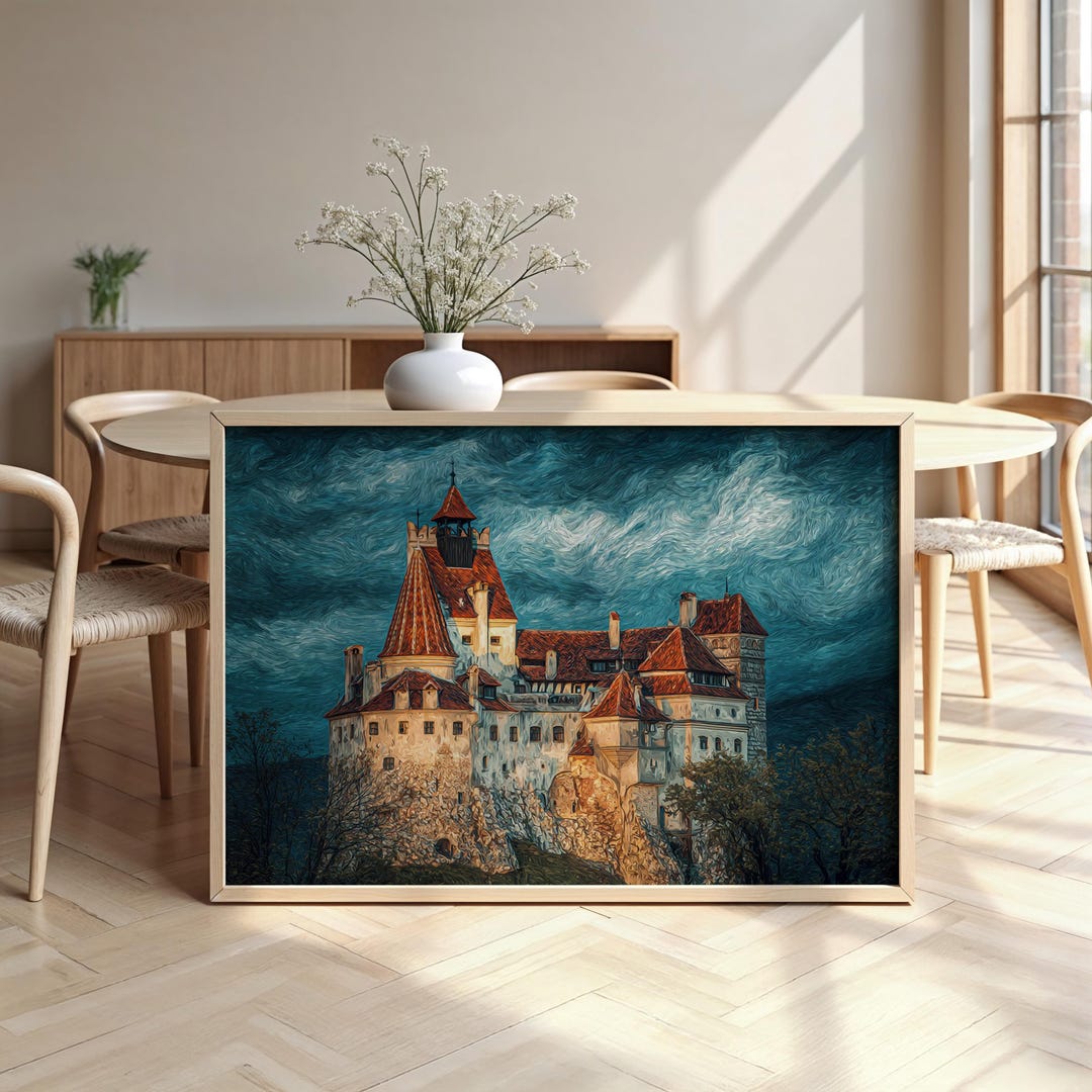 Bran Castle, Vincent Van Gogh Framed Poster - Luxurious Design, Ready ...