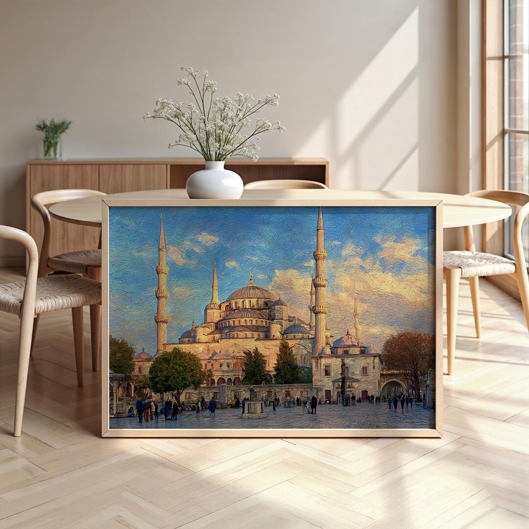Blue Mosque, Vincent Van Gogh Framed Poster - Luxurious Design, Ready ...