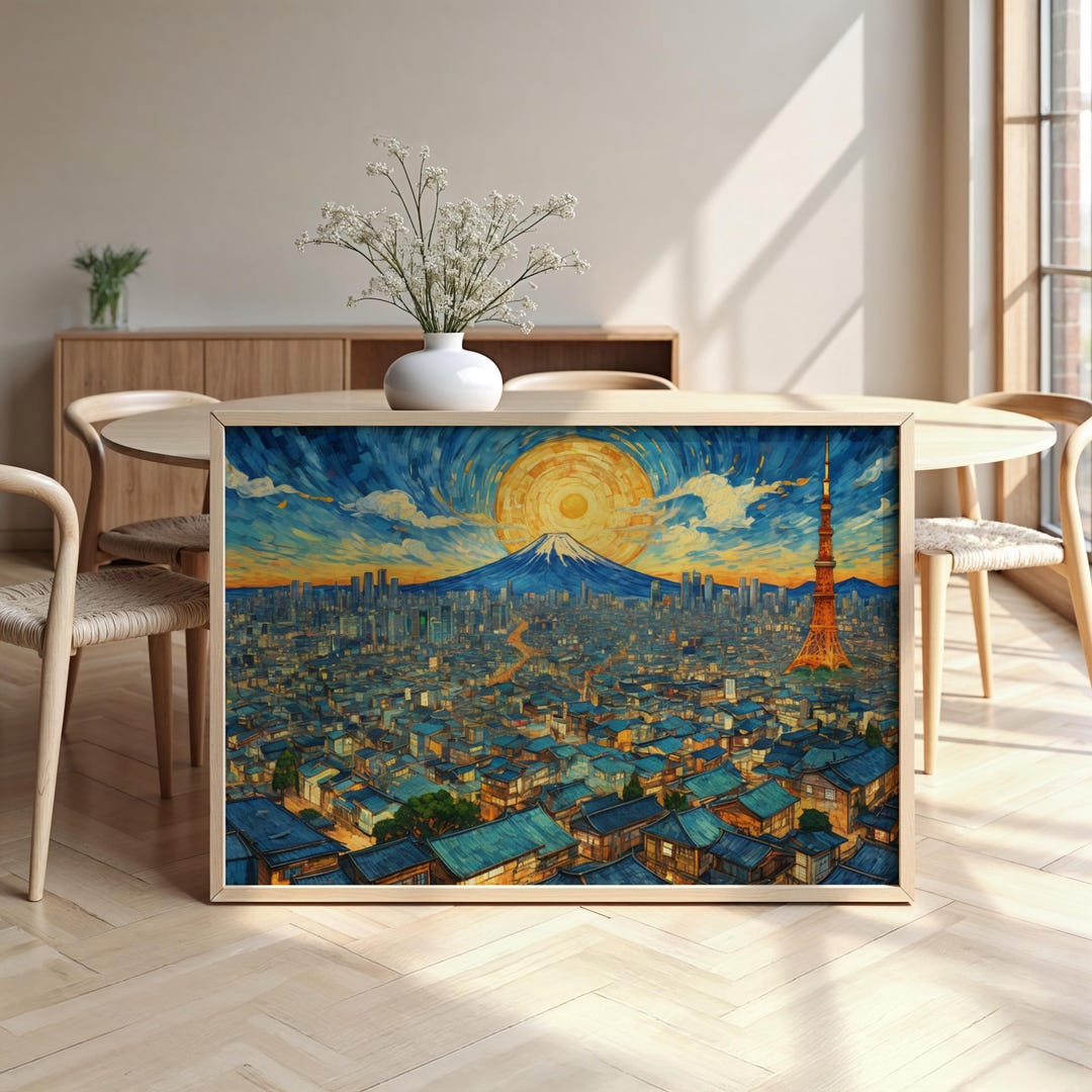 Tokyo Vincent Van Gogh Framed Poster - Luxurious Design, Ready to Hang ...