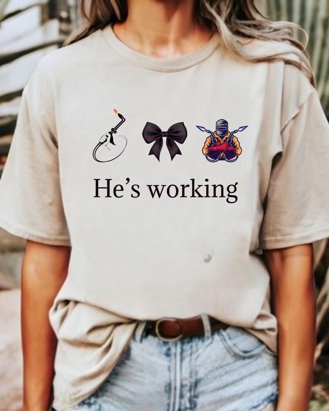 Welding Tribute Memorial PNG, He’s Working Design, Black Ribbon Welder ...