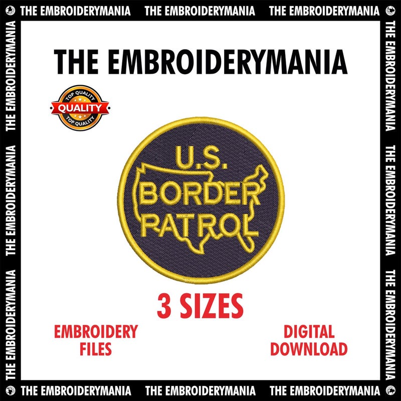 Border Patrol Logo - Etsy