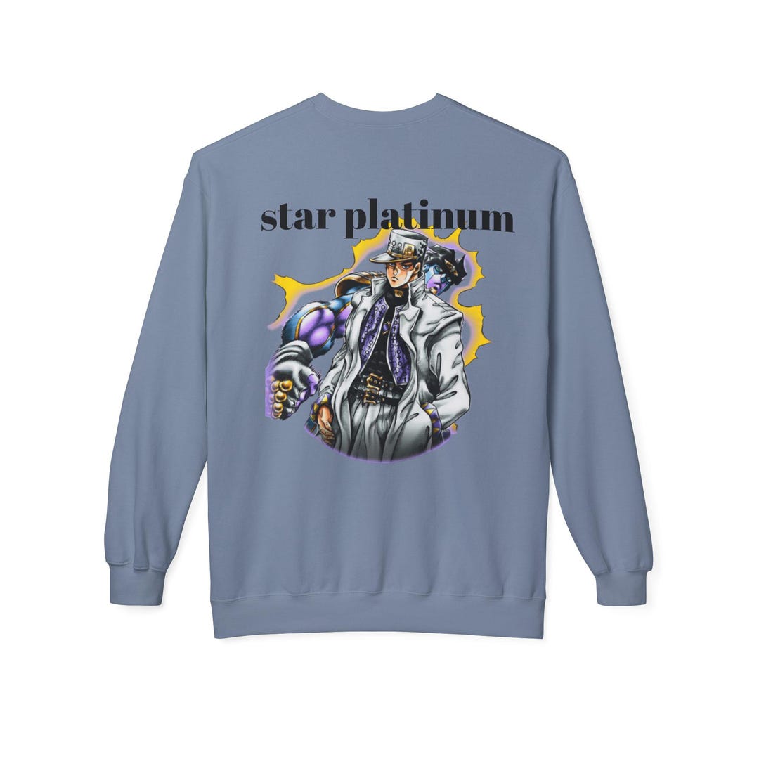 Jojo Bizarre Adventure Star Platinum Collection Sweatshirt, Anime ...