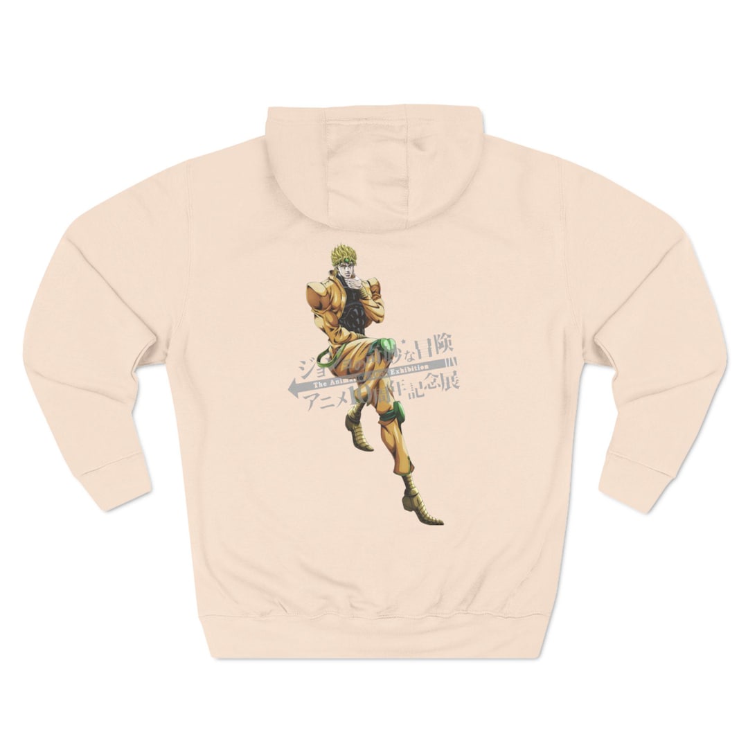 JJBA Collection Three-panel Fleece Hoodie, Dio Anime Sweatshirt, Unisex ...