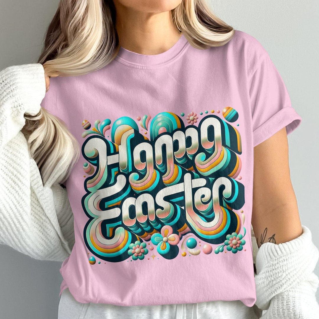Happy Easter Digital Art PNG Sublimation DTF Easter Digital Design ...