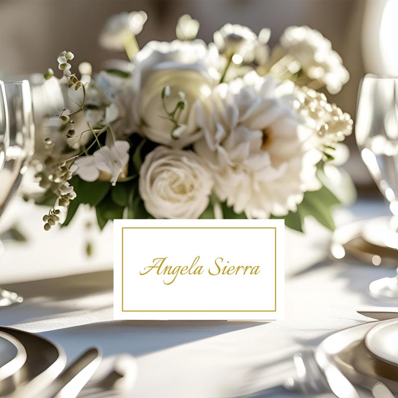 Recollections Template Place Cards - Etsy