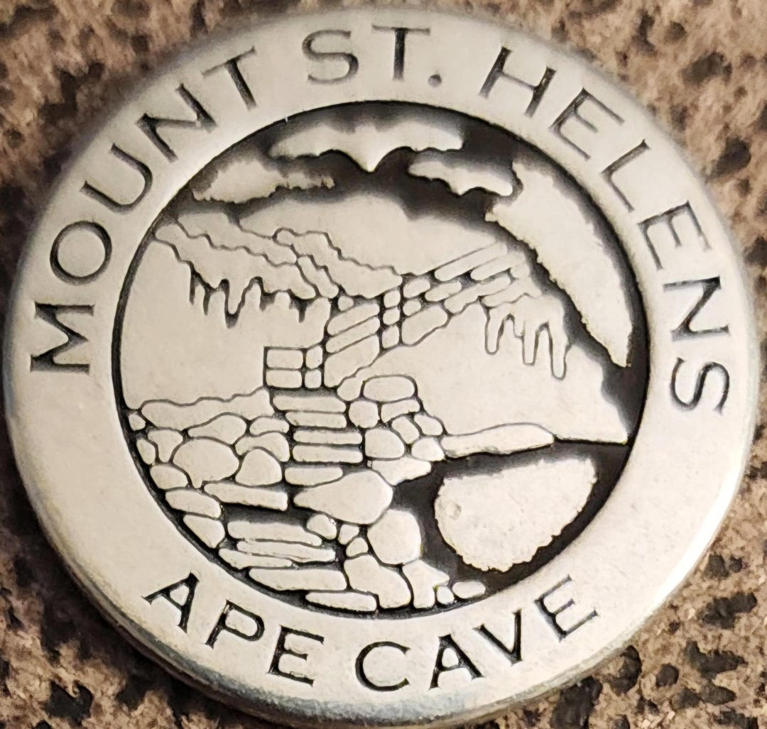 Ape Cave - Mount St. Helens National Volcanic Monument Token. - Etsy
