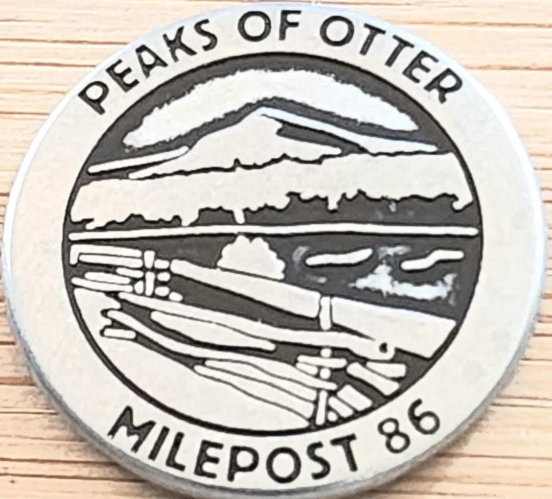 Blue Ridge Parkway - Peaks of Otter - MP 86 - National Park Type Token ...