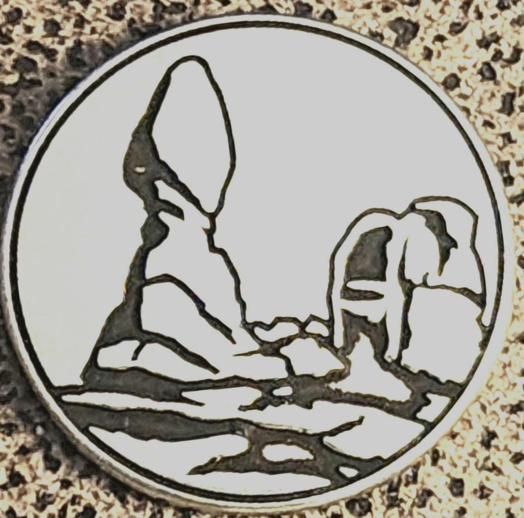 New Release Design Arches National Park Balanced Rock Token - Etsy