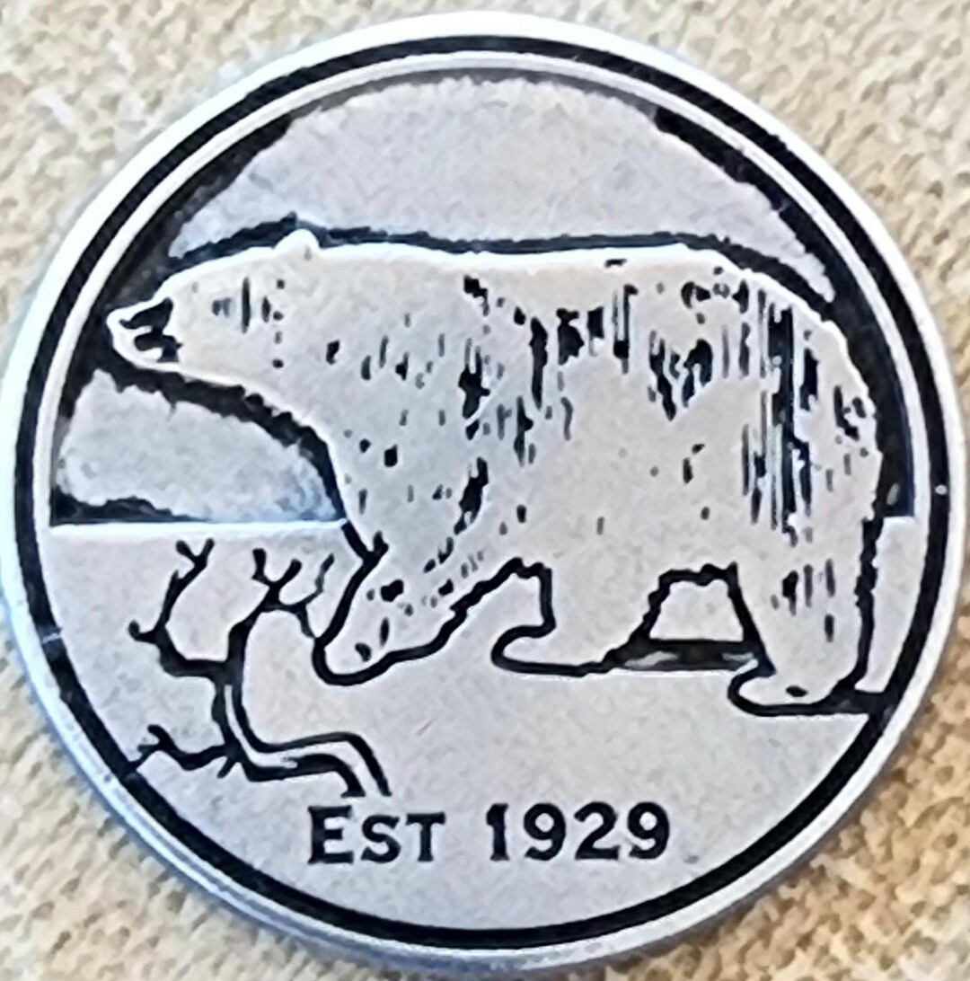 Grand Teton National Park - Bear Token. - Etsy