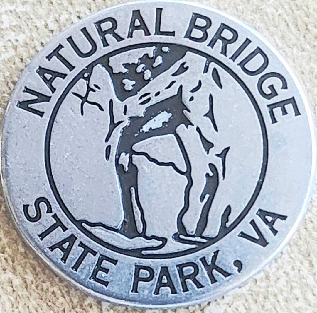 Natural Bridge State Park Bench Mark Token - Etsy