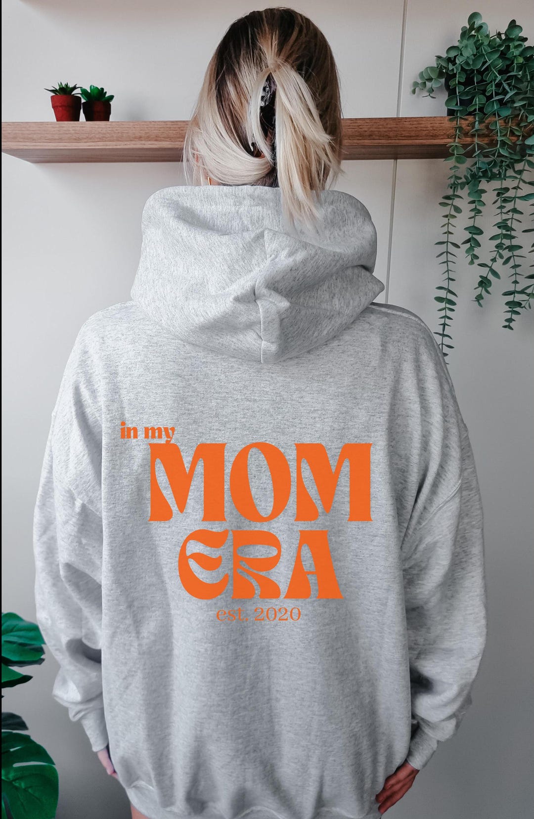 Personalized "in My MUM Era" Hoodie: Relaxed Fit Mom Sweatshirt - Etsy
