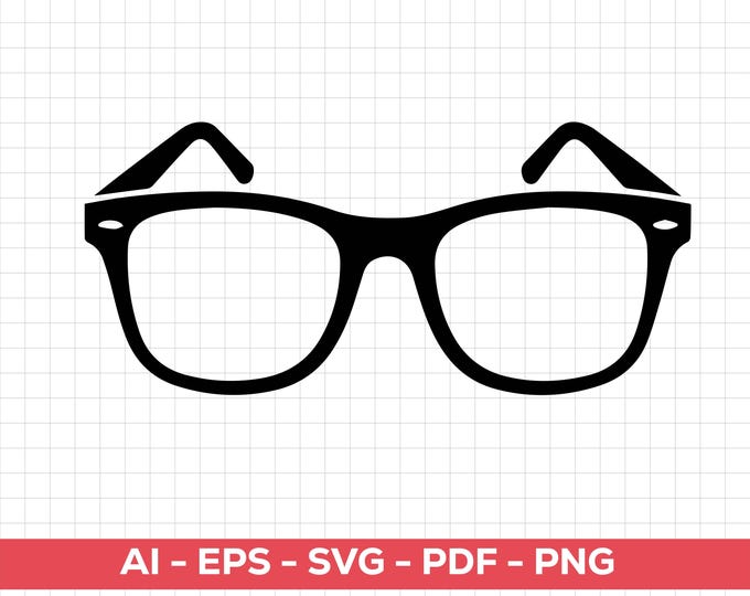 Glasses Frames SVG: Sunglasses Cut File (digital Download) - Etsy Canada
