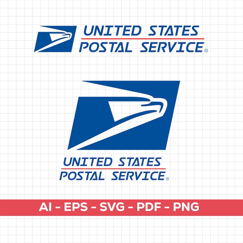 USPS Postal Service, US Postal Logo, Svg and Png Files - Etsy