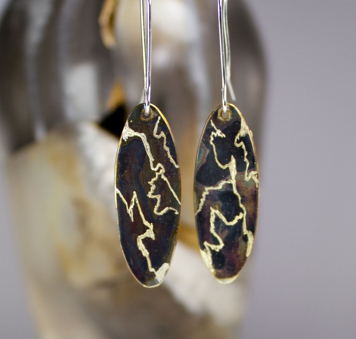 Kintsugi Earrings for the 2022 Kintsugi Jewellery Collection | Etsy