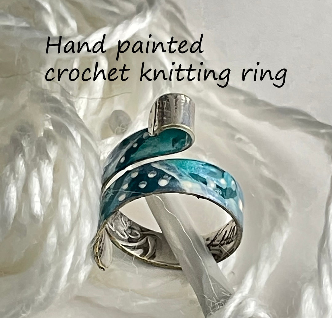 Original Crochet Tension Ring and Knitting Tension Ring Custom - Etsy
