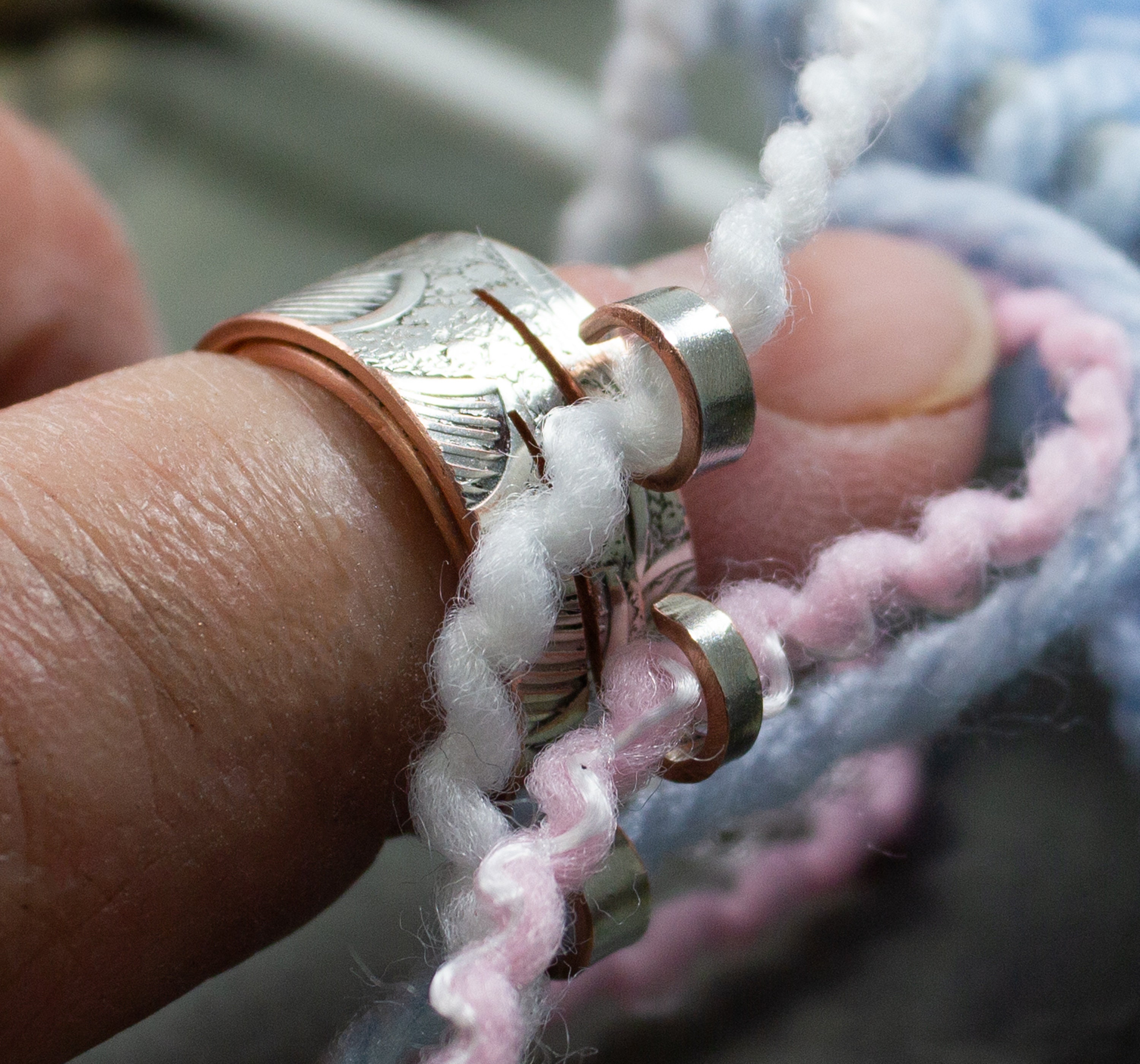 The Original Bespoke 3 Loop Knitting Rings Original Crochet - Etsy