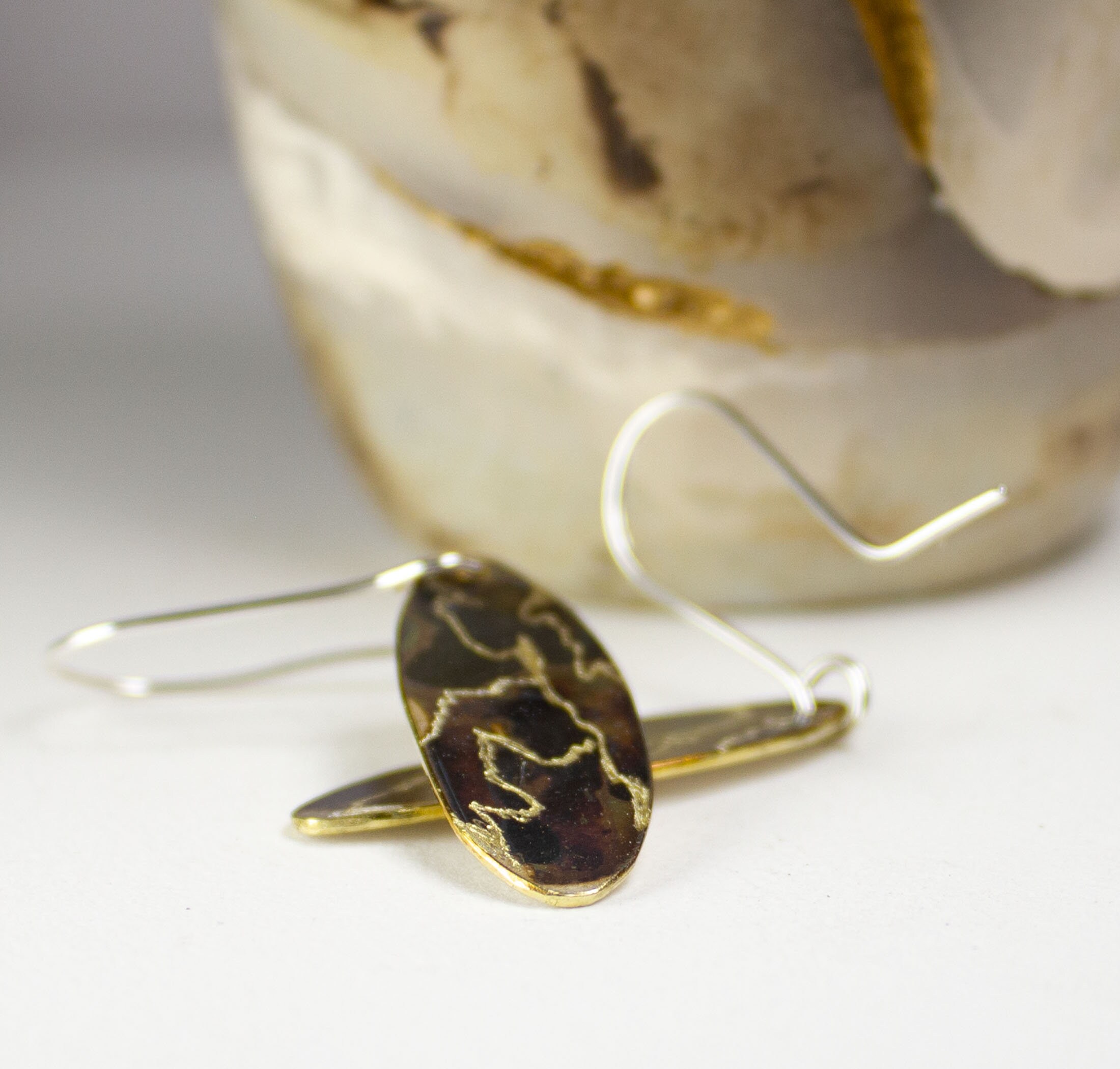 Kintsugi Earrings for the 2022 Kintsugi Jewellery Collection | Etsy