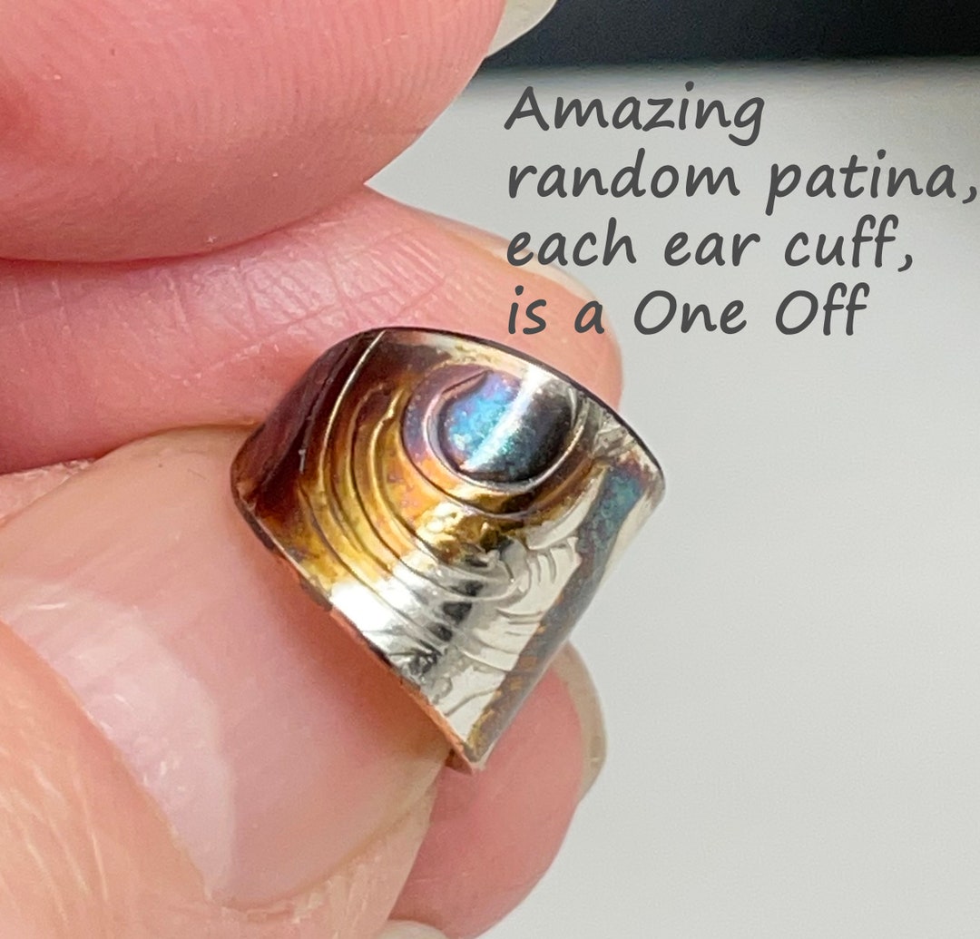 Amazing Ear Cuff, Different Sides Different Colours, Each Handmade Ear ...